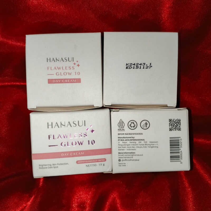 Jual Hanasui Flawless Glow 10 Day Cream - Gel Cream Mencerahkan & Cegah ...
