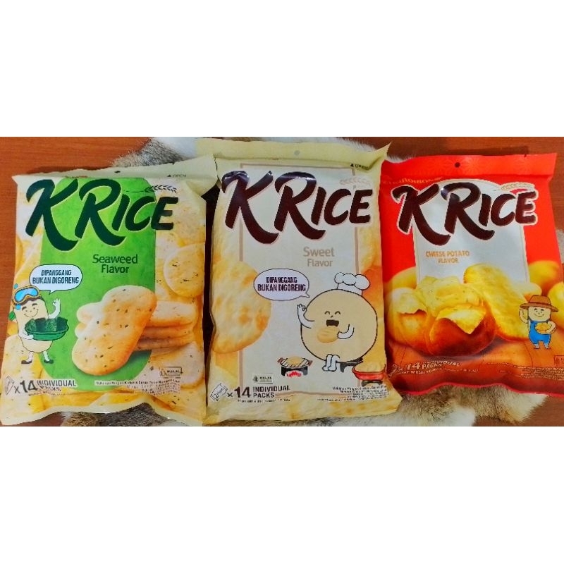 Jual K RICE RICE CRACKER DIPANGGANG SEAWEED RICE CRACKER SWEET RICE ...