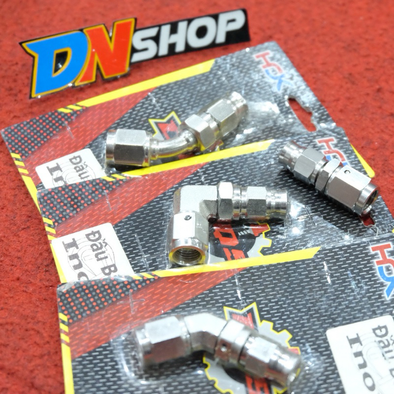 Jual Fitting sambungan selang rem stainless selang to drat original vietnam | Shopee Indonesia