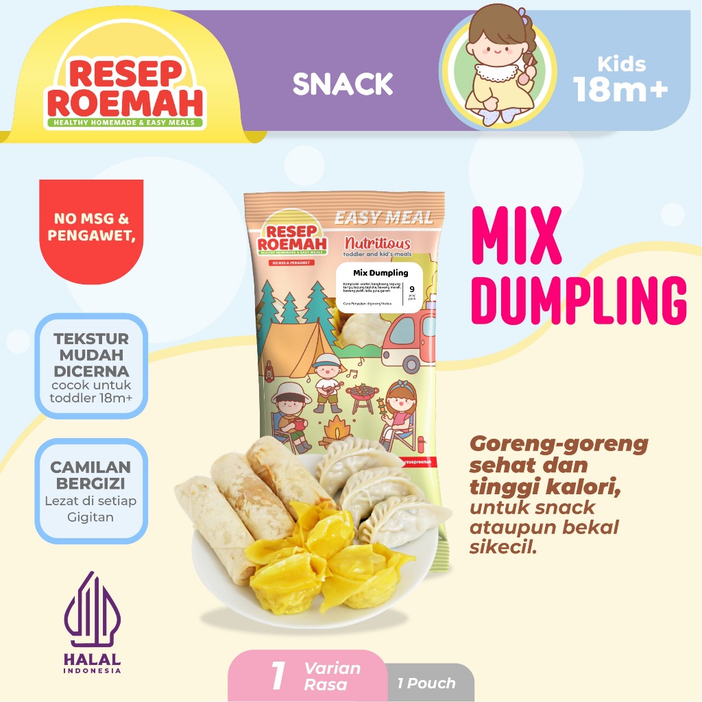 Jual Resep Roemah Mix Dumpling / Mix Dumpling Gyoza & Lumpia Vietnam ...