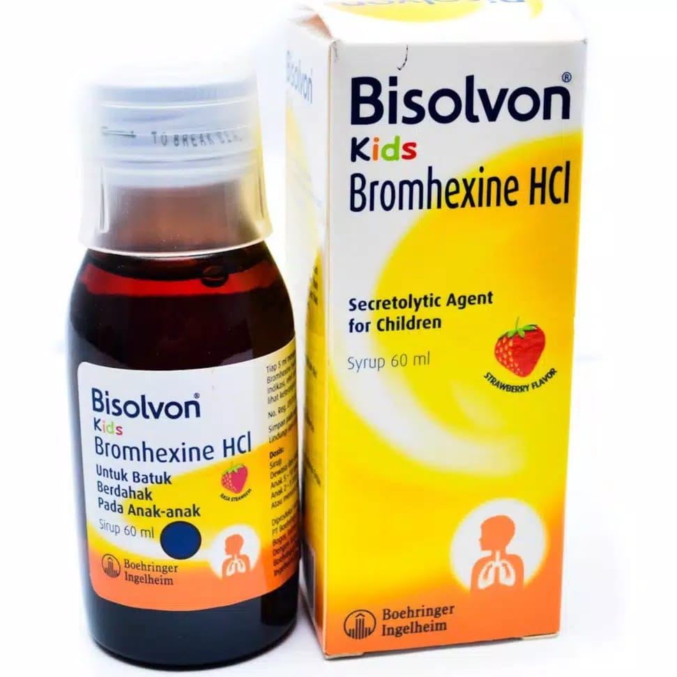 Jual Bisolvon Kids Bromhexine HCl Syrup 60 ml | Shopee Indonesia