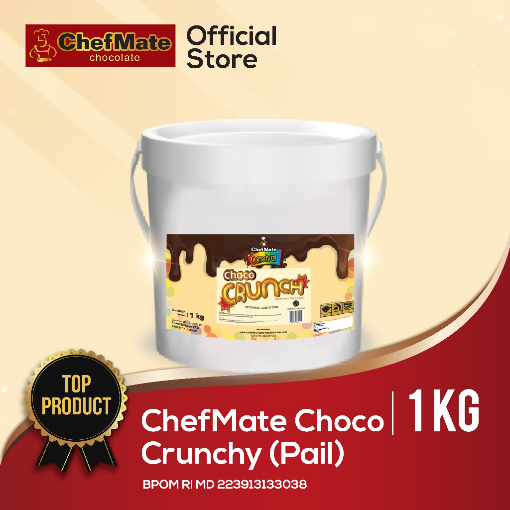 Jual CHEFMATE PASTA CHOCO CRUNCH PAIL 1 KG READY STOCK | Shopee Indonesia