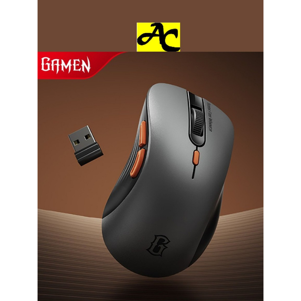 Jual GAMEN WIRELESS GAMING MOUSE 5 MILLION SILENCE BUTTON GM200W (AMORA ...