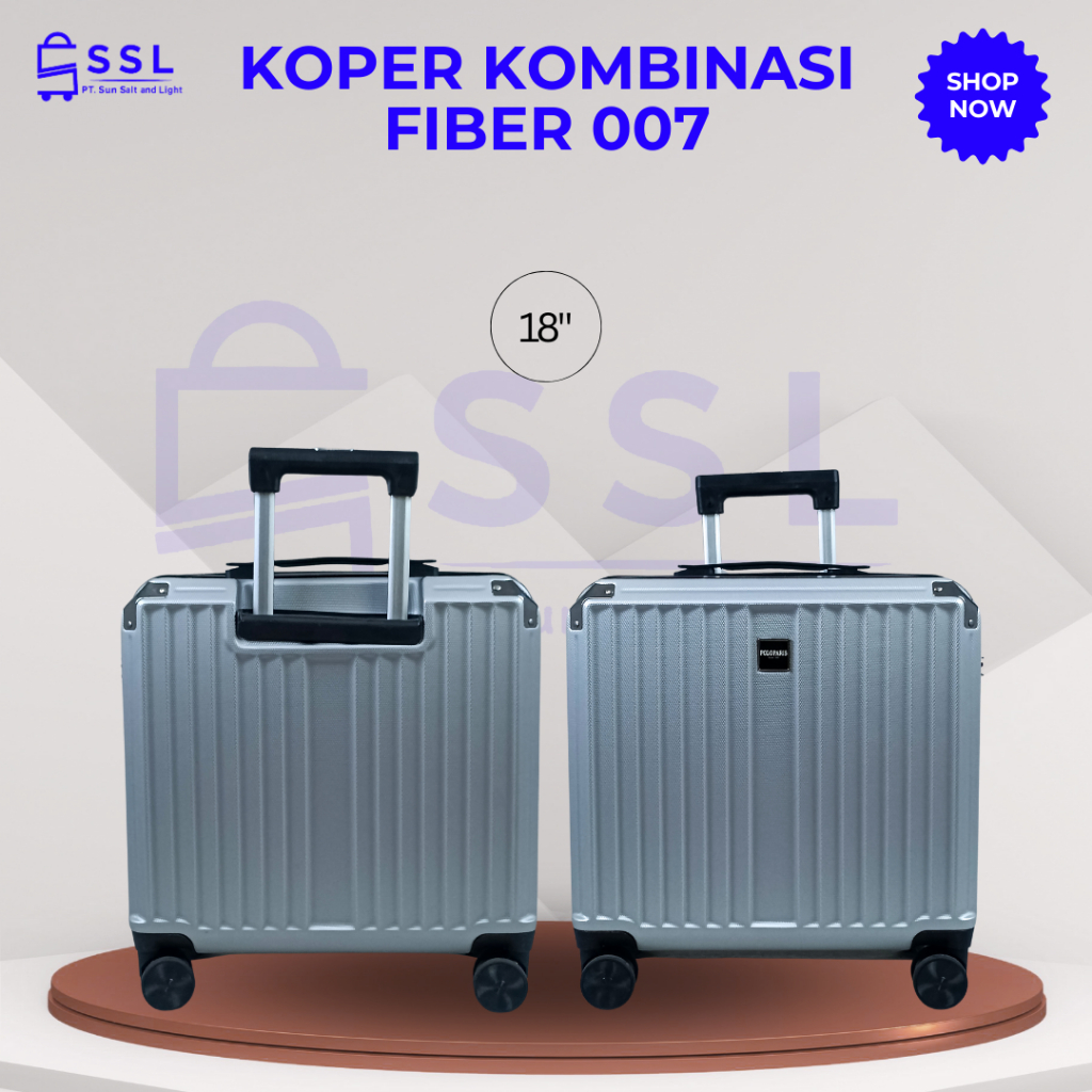 Jual Koper Pilot 007 18 Inch Fiber Abs Aluminum Frame Kunci Tanam ...