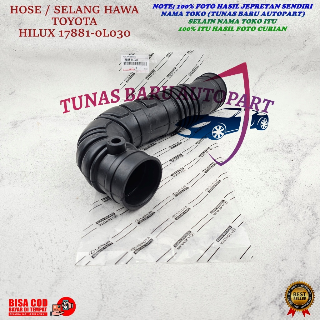 Jual SELANG HAWA UDARA TOYOTA HILUX 17881-0L080 | Shopee Indonesia