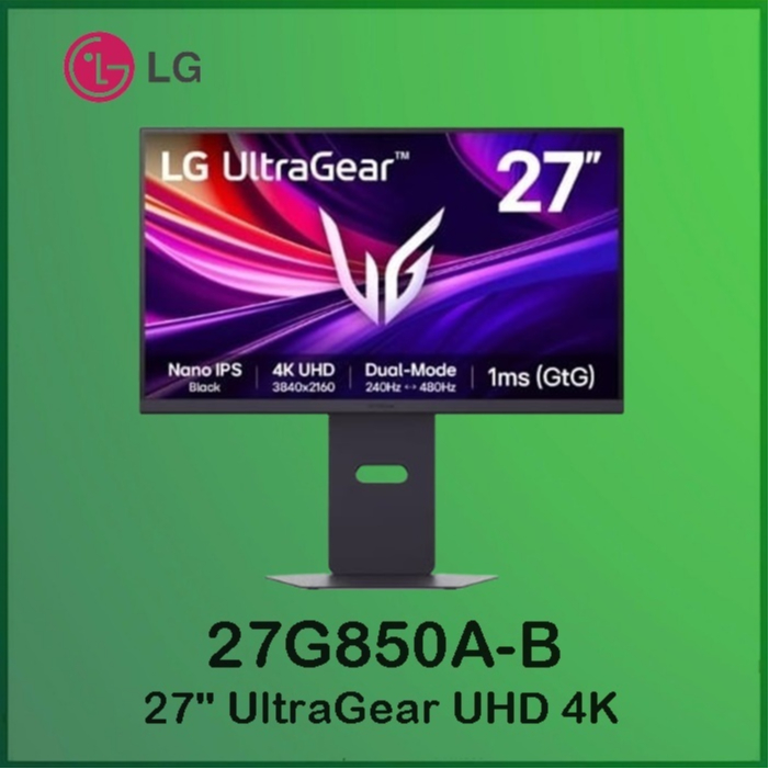Jual Monitor LG 27" 27G850A-B UltraGear UHD 4K Nano IPS Black Gaming Monitor Dual-Mode | Shopee ...