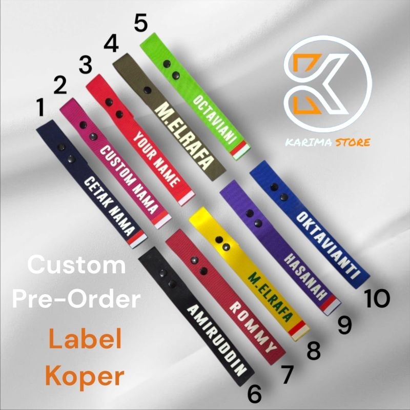Jual Custom Pre-Order Label Koper Glow In The Dark | Shopee Indonesia