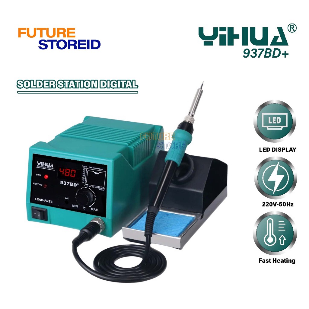 Jual YIHUA 937BD+ DIGITAL DISPLAY SOLDERING STATION / SOLDER STATION ORIGINAL - SOLDER UNTUK ...