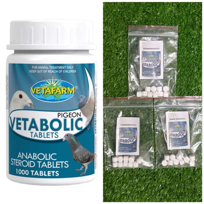 Jual SUPLEMEN VETAFARM VETABOLIC OBAT DOPING VITAMIN BURUNG MERPATI LOMBA BALAP BURUNG DARA ...