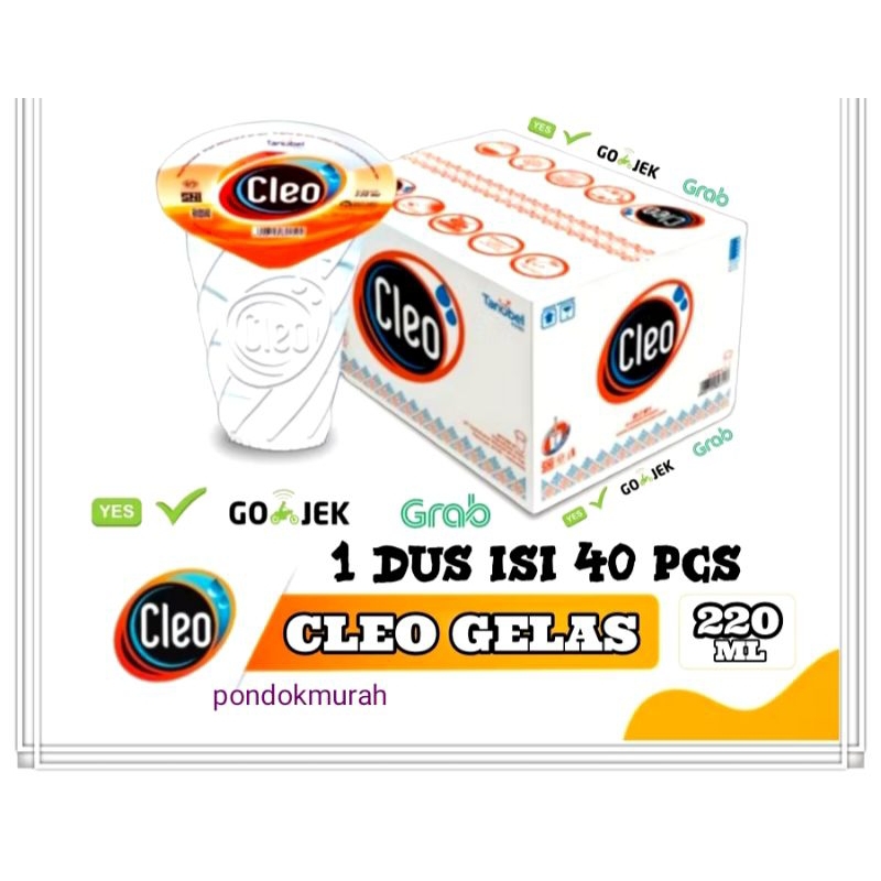 Jual Cleo Air Mineral Cup 220ml | Shopee Indonesia