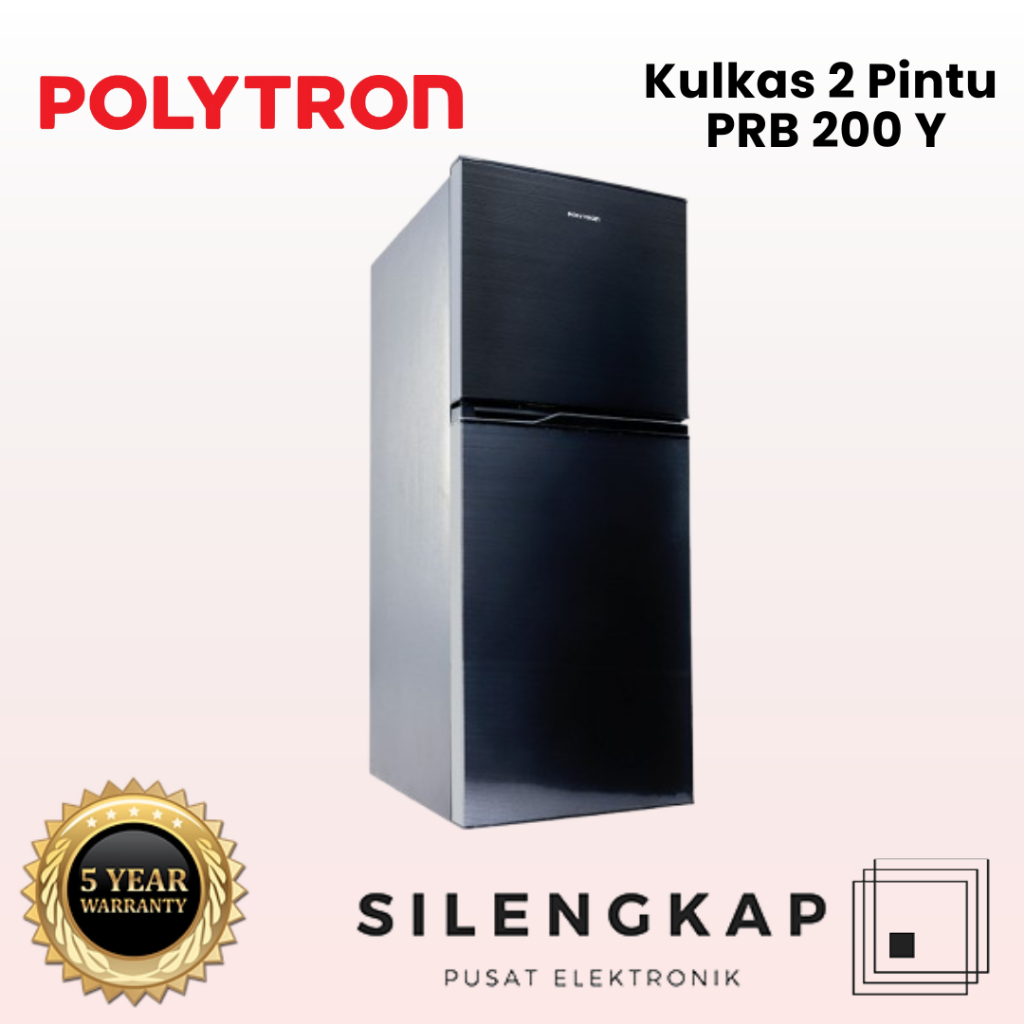 Jual POLYTRON Kulkas 2 Pintu - PRB 200 - PRB 200R | Shopee Indonesia