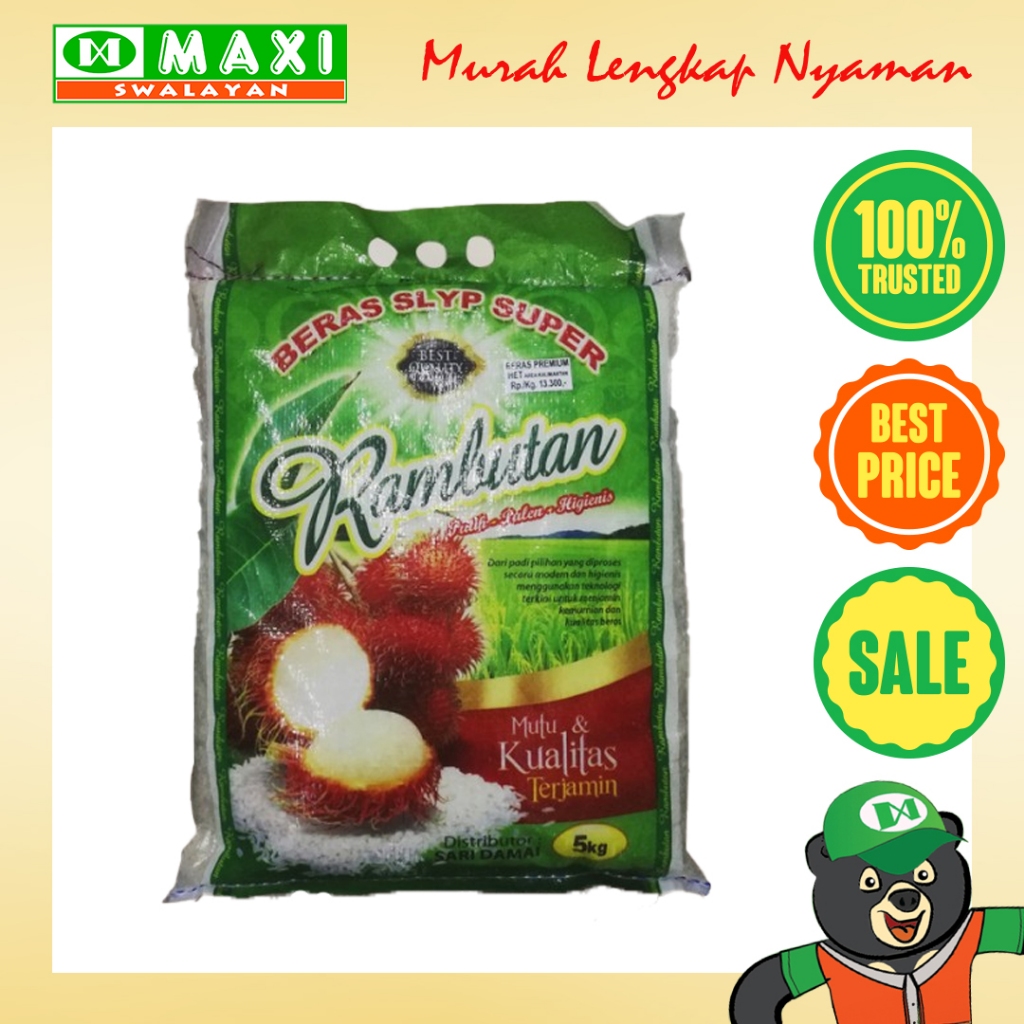Jual Beras Rambutan Kemasan 5kg | Shopee Indonesia