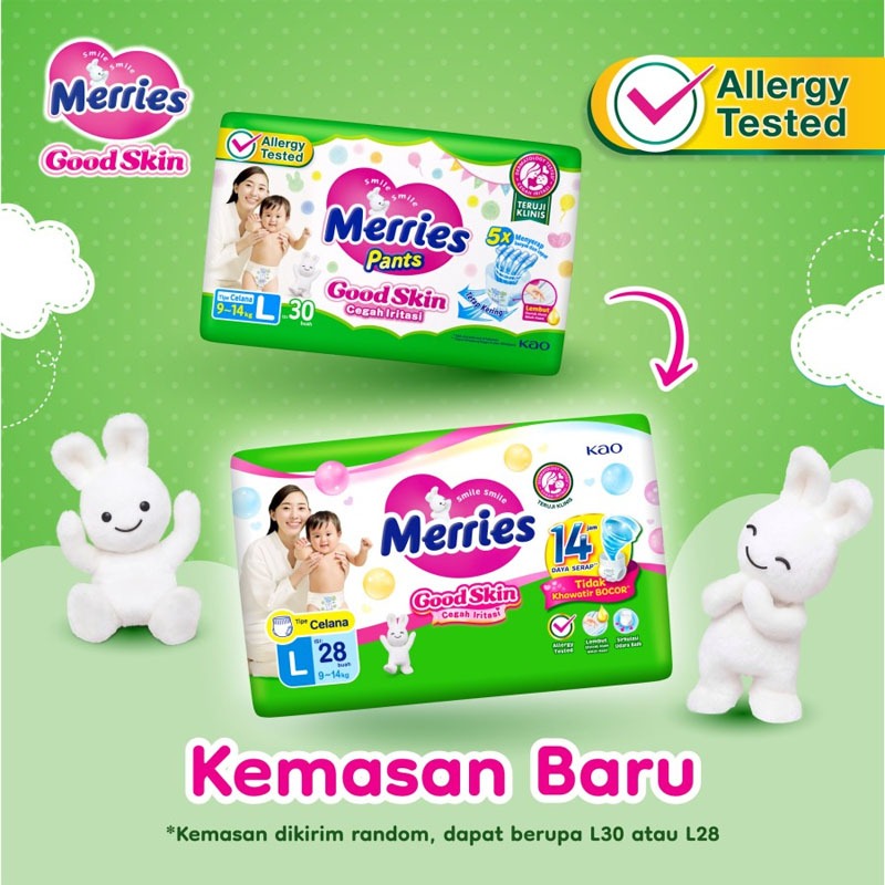 Jual merries good skin pants nb-s40 m34 l30 xl26 xxl18 | Shopee Indonesia