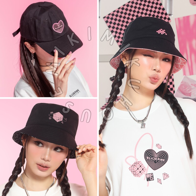 Jual MINISO X BLACKPINK TOPI BUCKET HAT BPTG THE GIRLS BALL CAP UNISEX ...