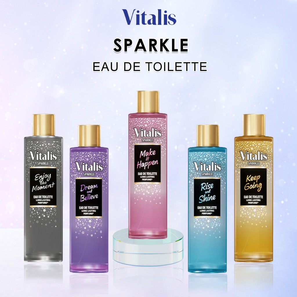 Jual Vitalis Eau de Toilette Parfum Sparkle Series - 100 Ml | Shopee ...