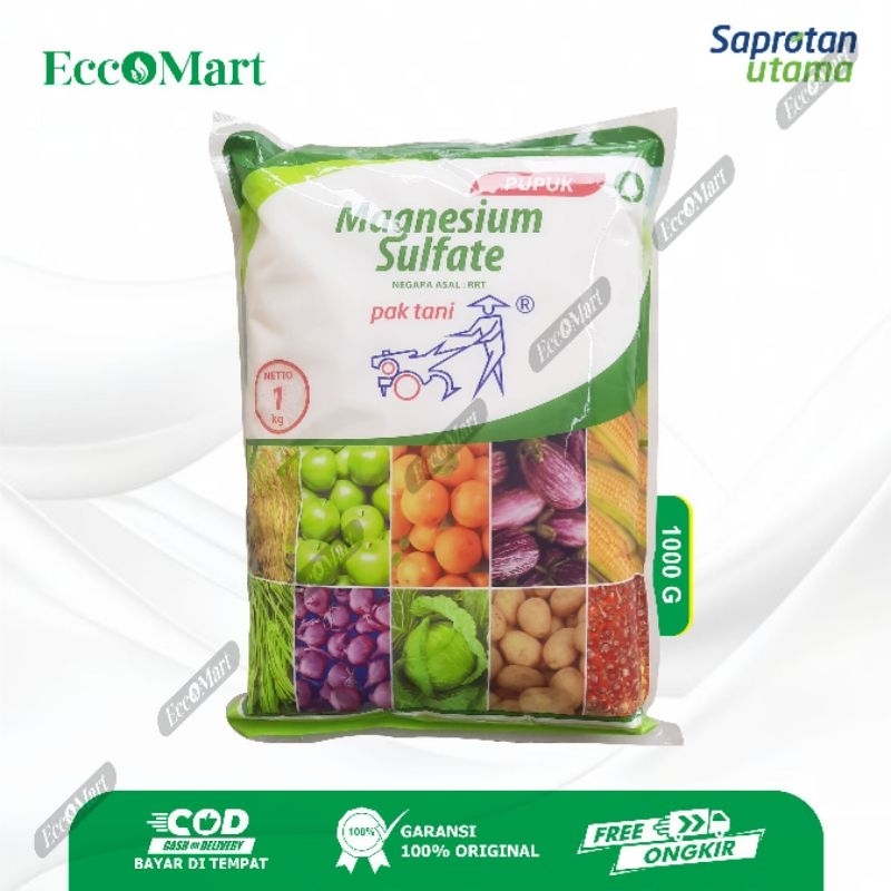 Jual PUPUK MAGNESIUM SULFATE PAK TANI KEMASAN PABRIK 1 KG | Shopee Indonesia