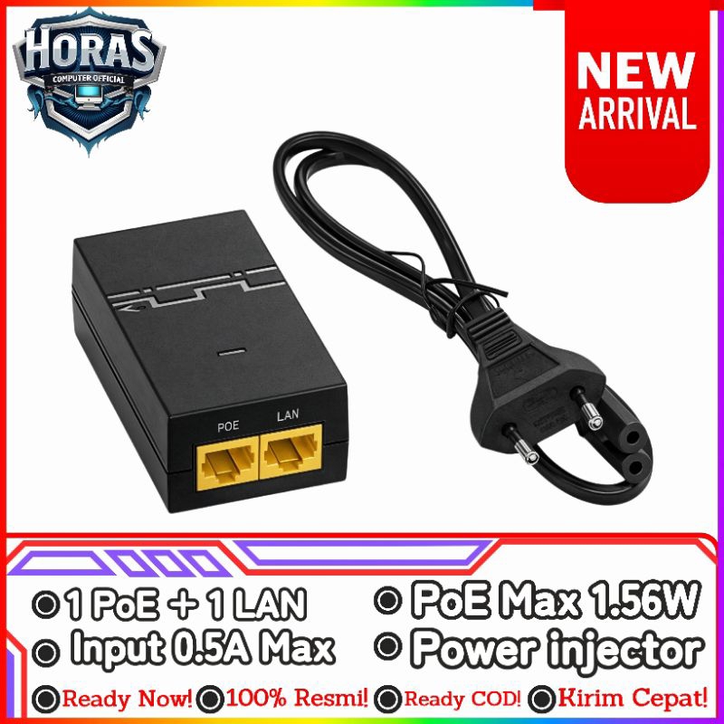 Jual Ruijie RG-PoE-AF15 1 Port Gigabit PoE Injector Access Point ...