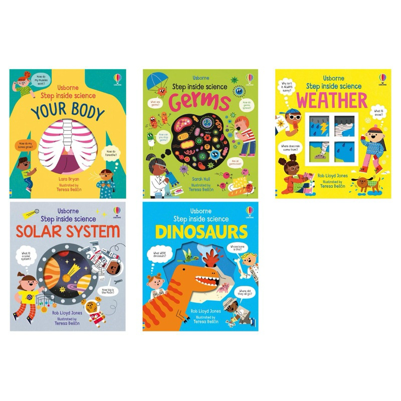 Jual Usborne step inside science your body weather germs solar system ...