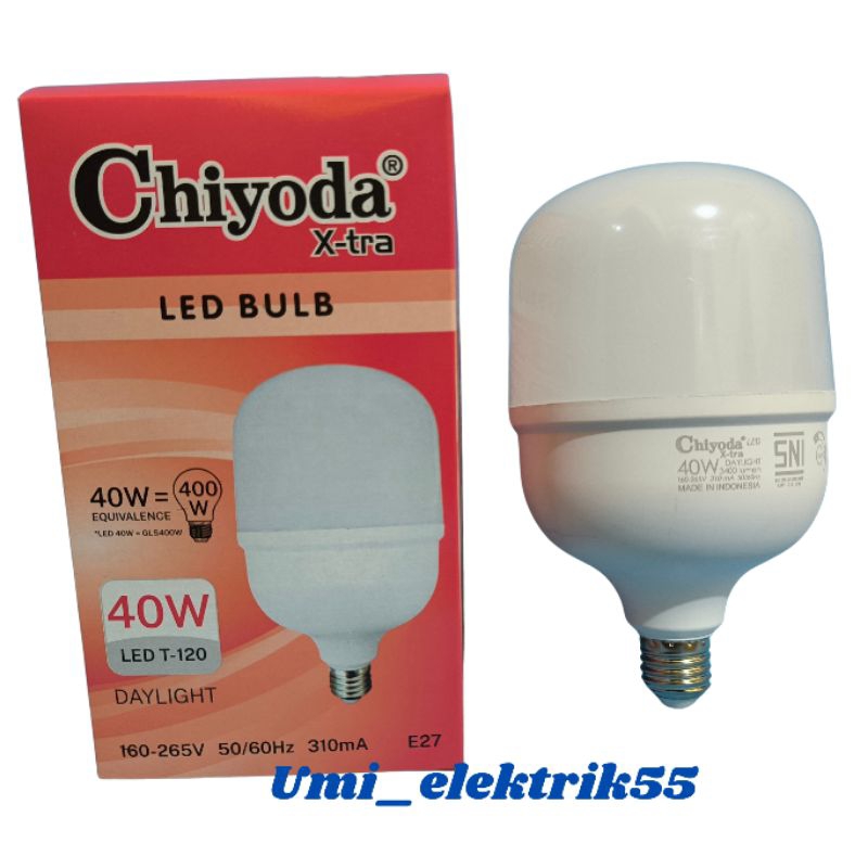 Jual lampu LED KAPSUL CHIYODA X-TRA 40 watt cahaya putih | Shopee Indonesia