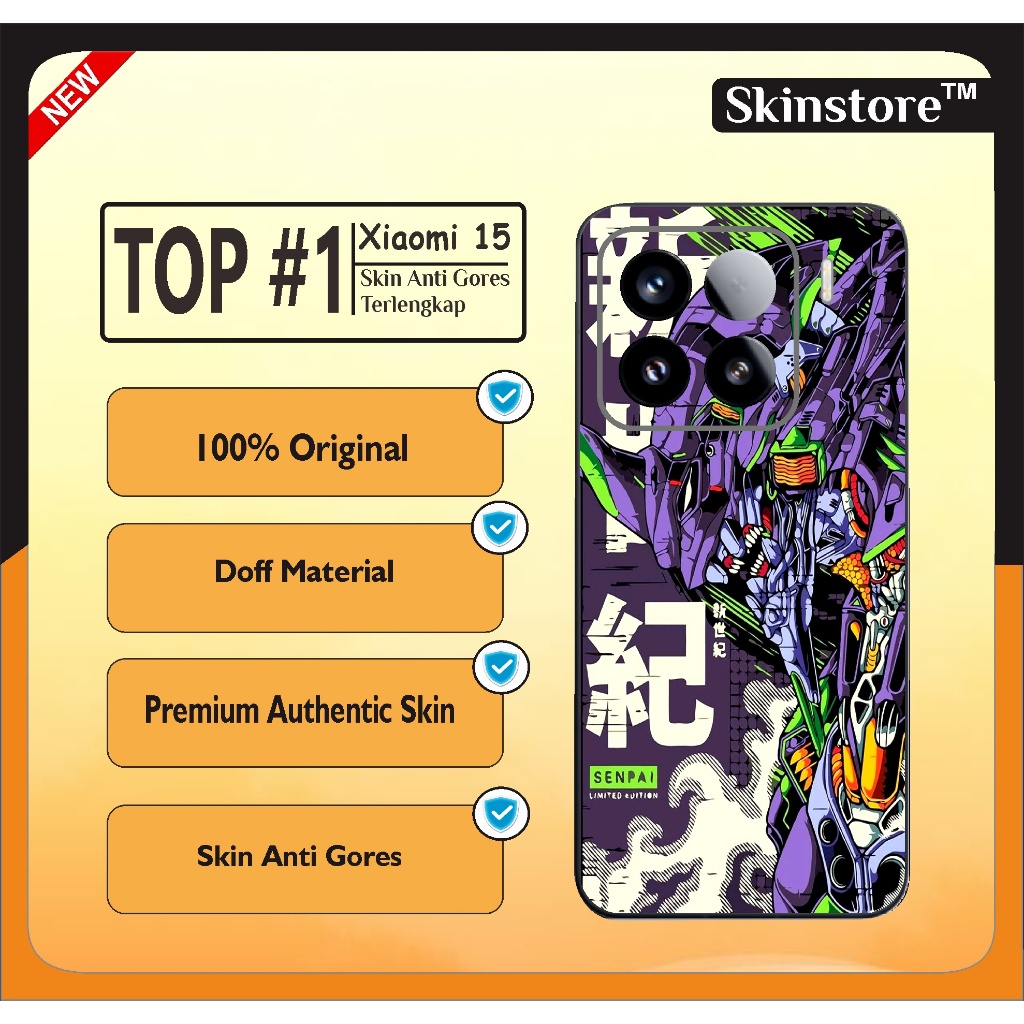 Jual Xiaomi 15 Garskin Premium Authentic Skin / Garskin - Model Full ...