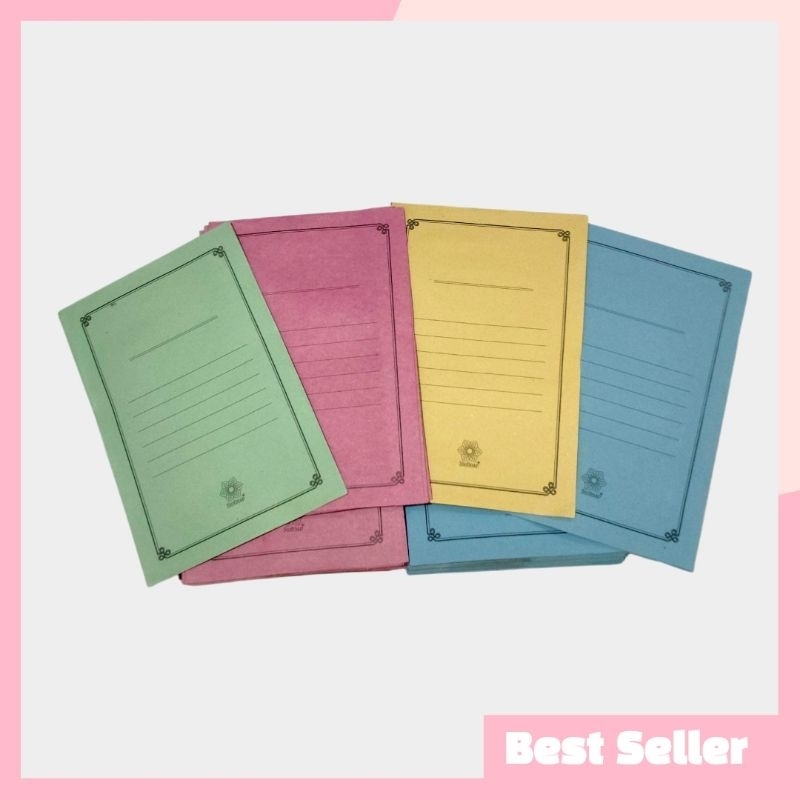 Jual Stofmap Stop Map Biasa 1 Pack Isi 50 Pcs Stationery Biru Hijau ...