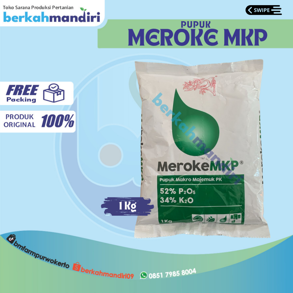 Jual Pupuk Meroke MKP 1Kg ORIGINAL Kemasan Pabrik | Shopee Indonesia