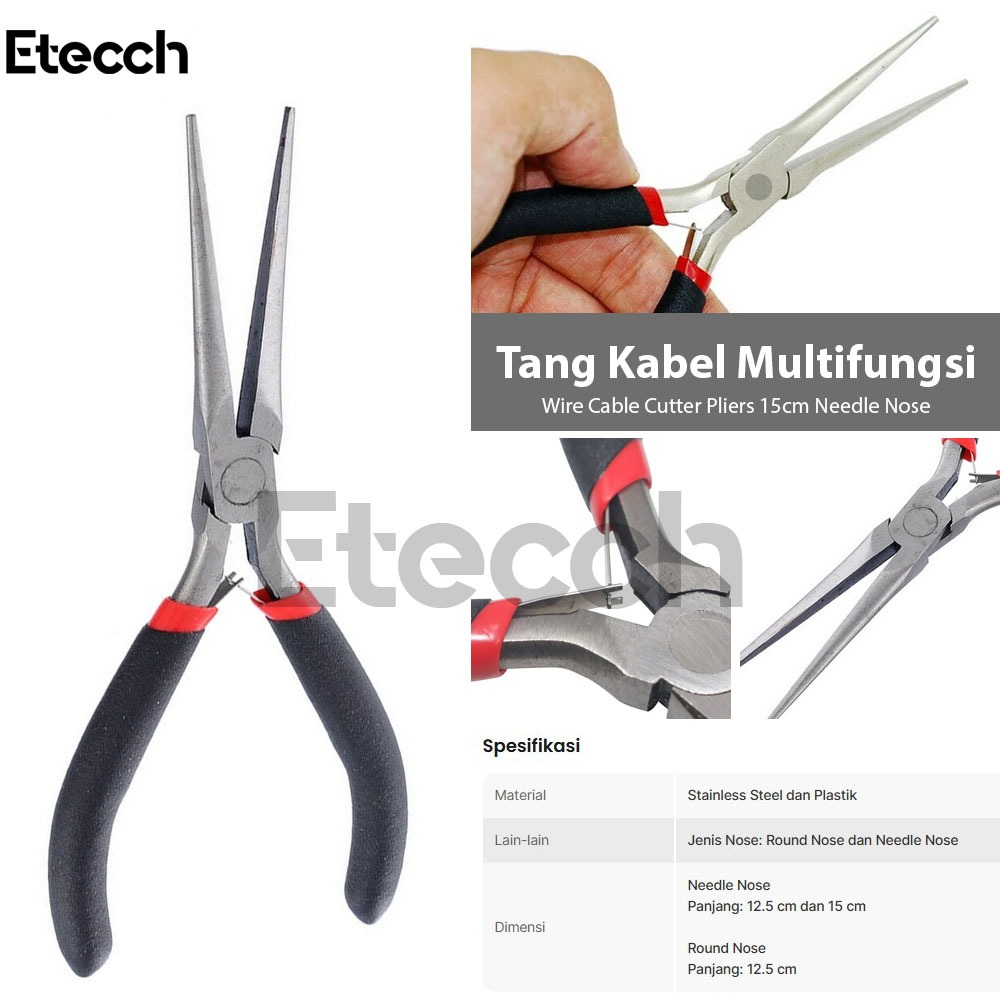 Jual Tang Kabel Multifungsi Insulated Wire Cable Cutter Pliers | Shopee ...