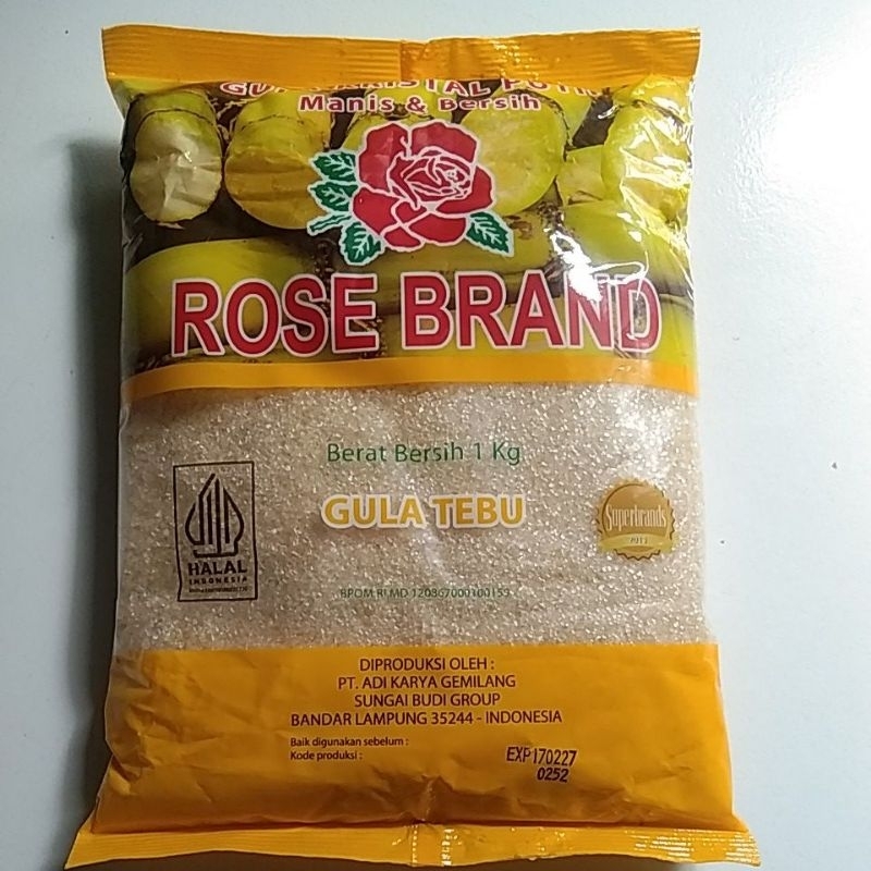 Jual Gula Pasir 1kg ROSE BRAND 1 kg atau GULAKU 1 kg | Shopee Indonesia