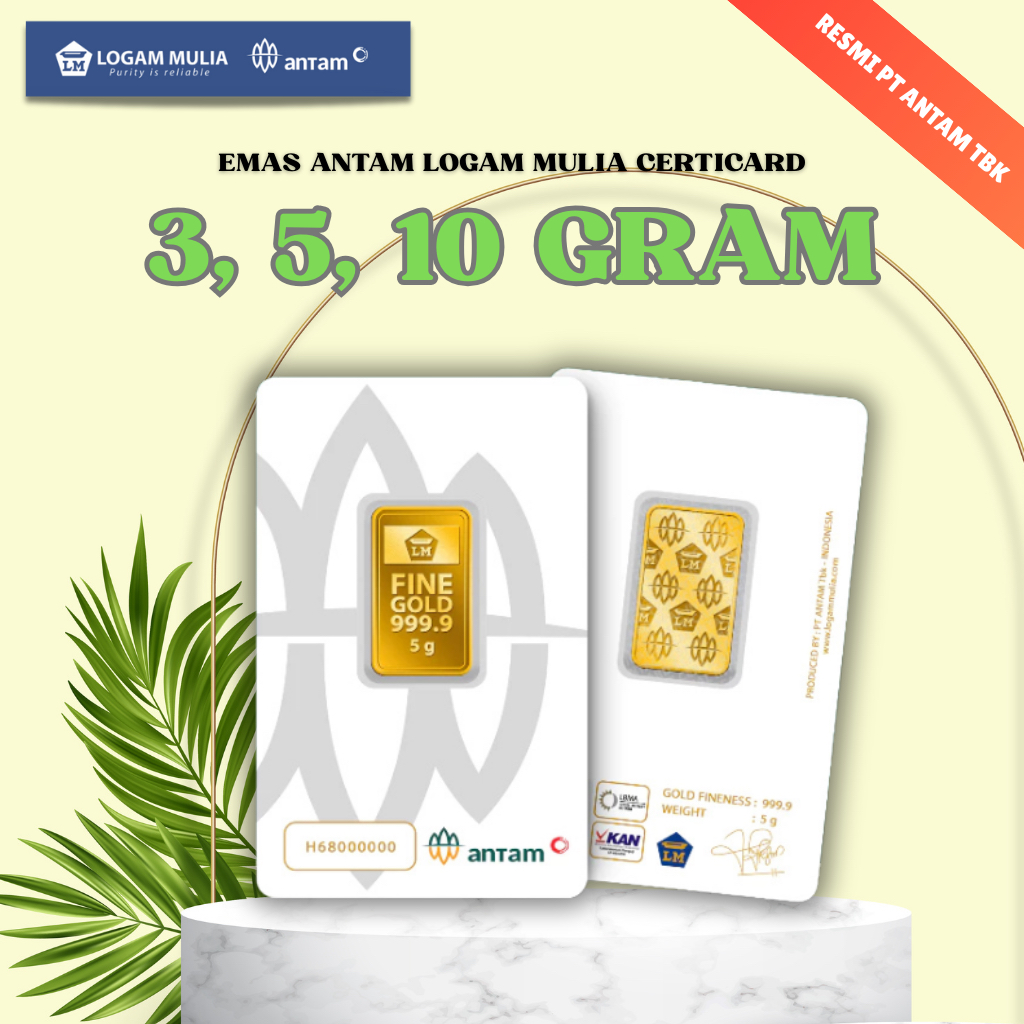 Jual AsheraGold Antam 2025 Redmark READY STOCK 3 5 10 gram Certieye ...