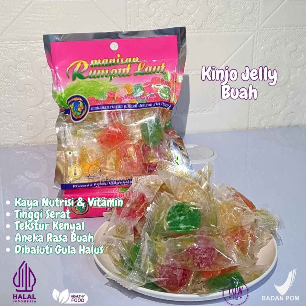 Jual Kinjo Jelly Dodol & Manisan Rumput Laut Khas Lombok / Kinjo Jelly ...
