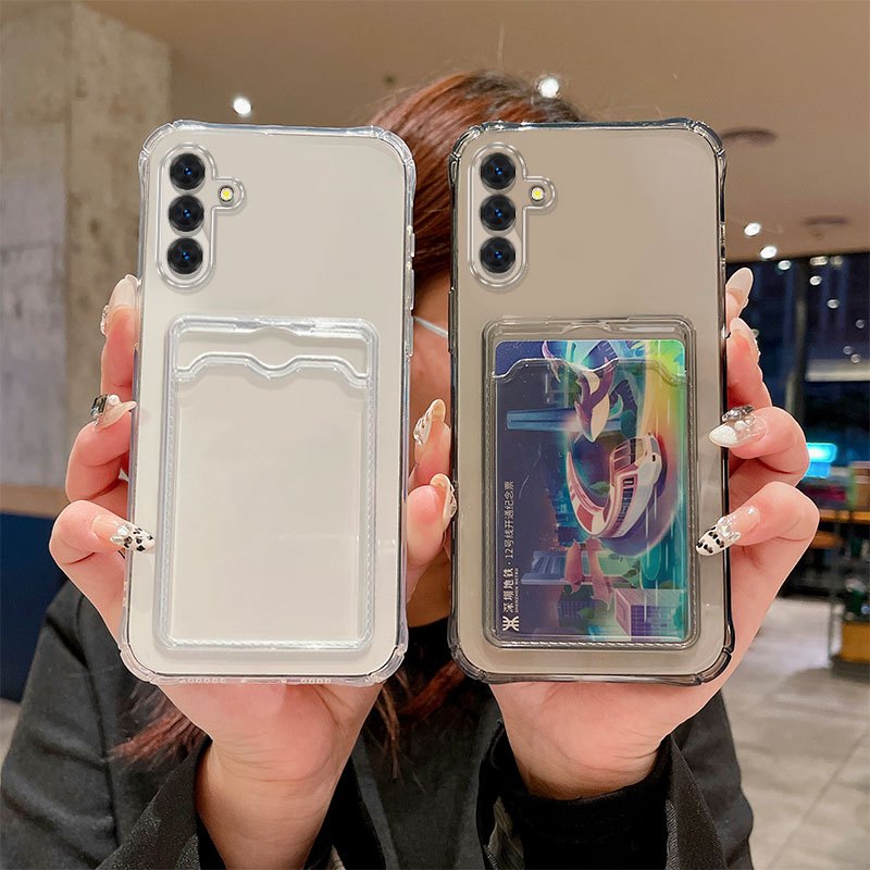 Jual Softcase Slot Card Holder for Samsung Galaxy A06/A16/A56/A36/A26/A05/A05s/A15 4G/A15 5G/A25 ...