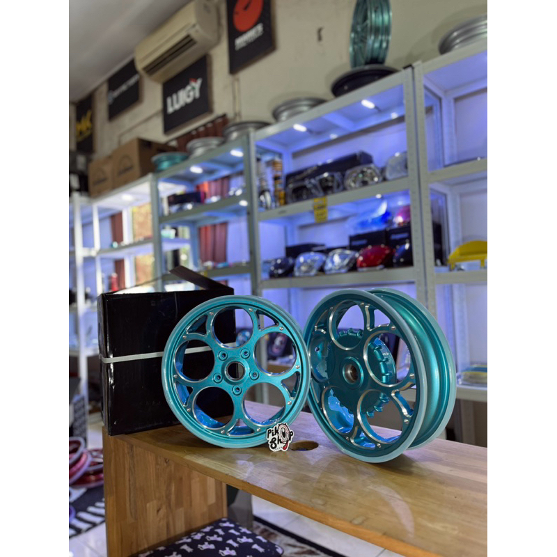 Jual Velg CNC Ice Blue Model Marus W125 Special Colors 12” Sprint ...