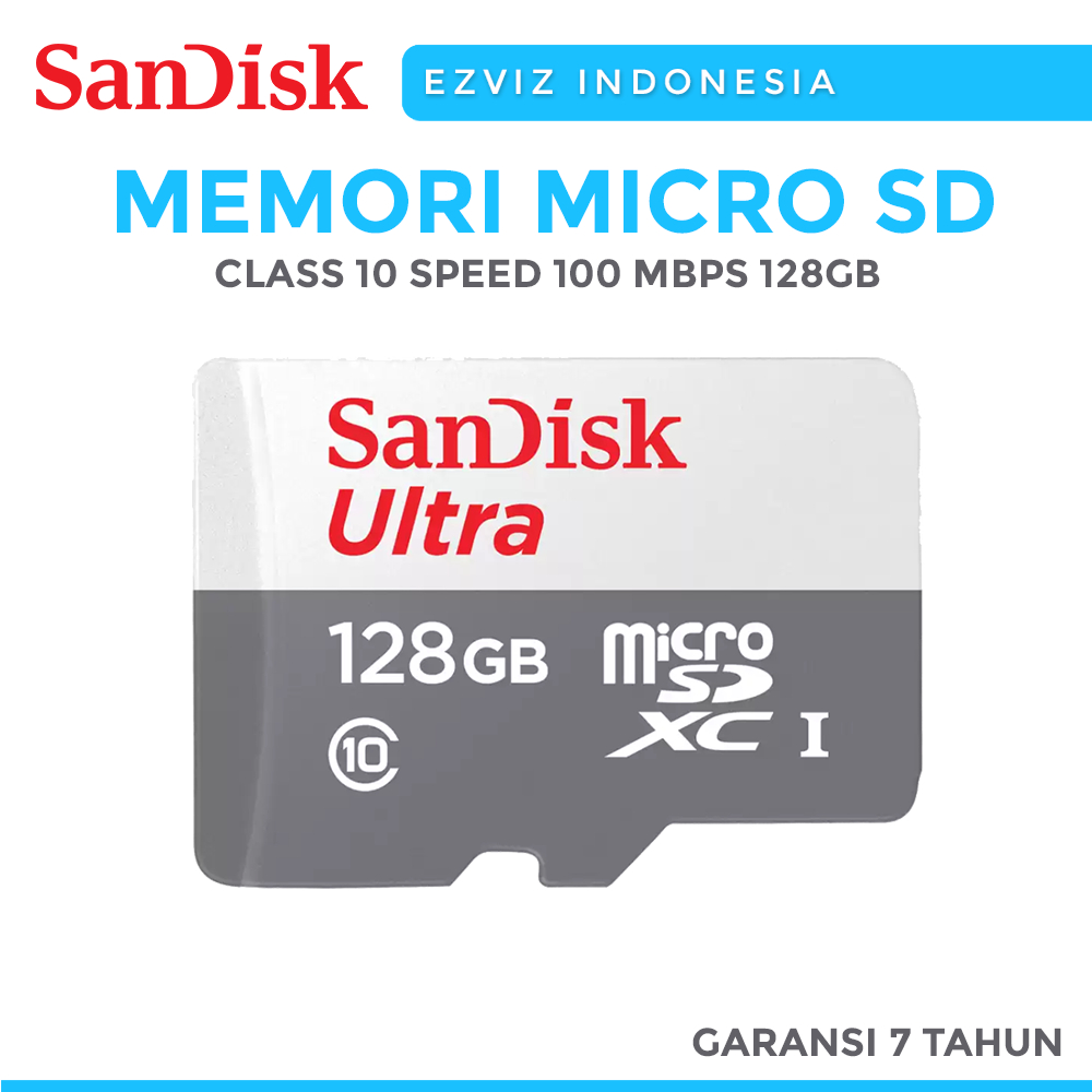 Jual Sandisk Original 128GB Micro SD Ultra Class 10 100mb/s C10 UHS-1 ...
