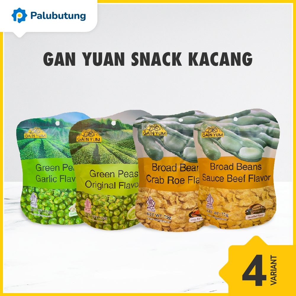 Jual PALUBUTUNG - gain yum / Kam Yuens Kacang 75gr Kacang Polong Kacang Kapri | Shopee Indonesia