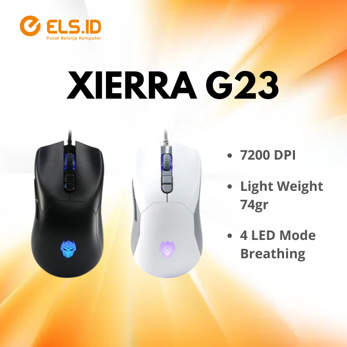 Jual Rexus Xierra G23 Mouse Gaming 4 LED Mode | Shopee Indonesia