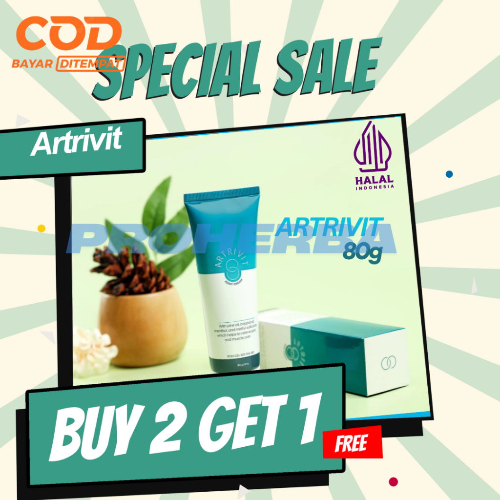 Jual Artrivit Cream Sendi Original 80g (3 box) | Shopee Indonesia