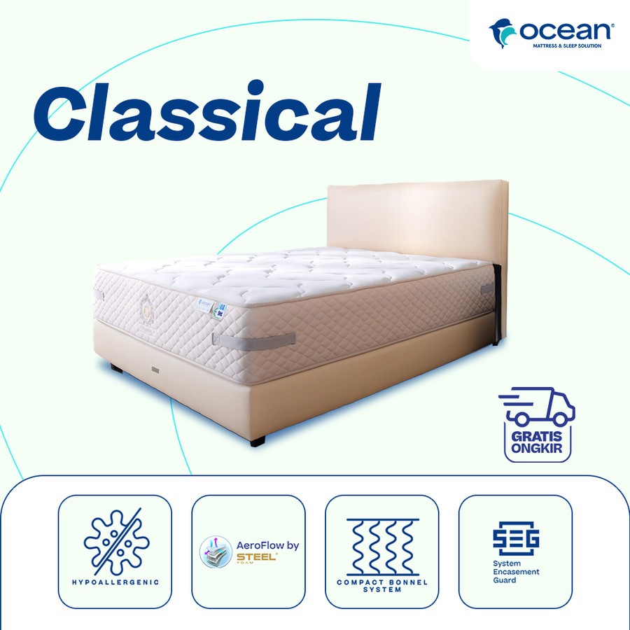 Jual OCEAN Springbed Matras Kasur Type Classical Compact Bonnel | Shopee Indonesia