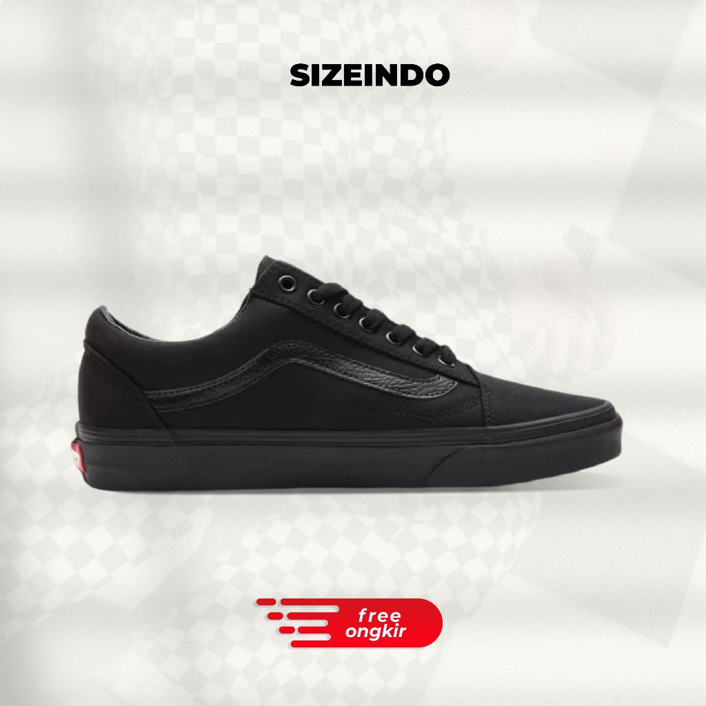 Jual OLD SKOOL CLASSIC ALL/FULL BLACK | Shopee Indonesia