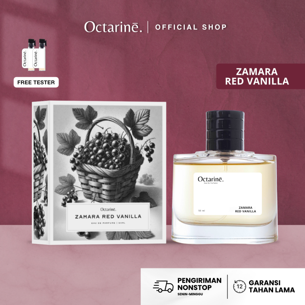 Jual Octarine - Parfum Wanita Pria Inspired By RED VANILLA Tahan Lama ...