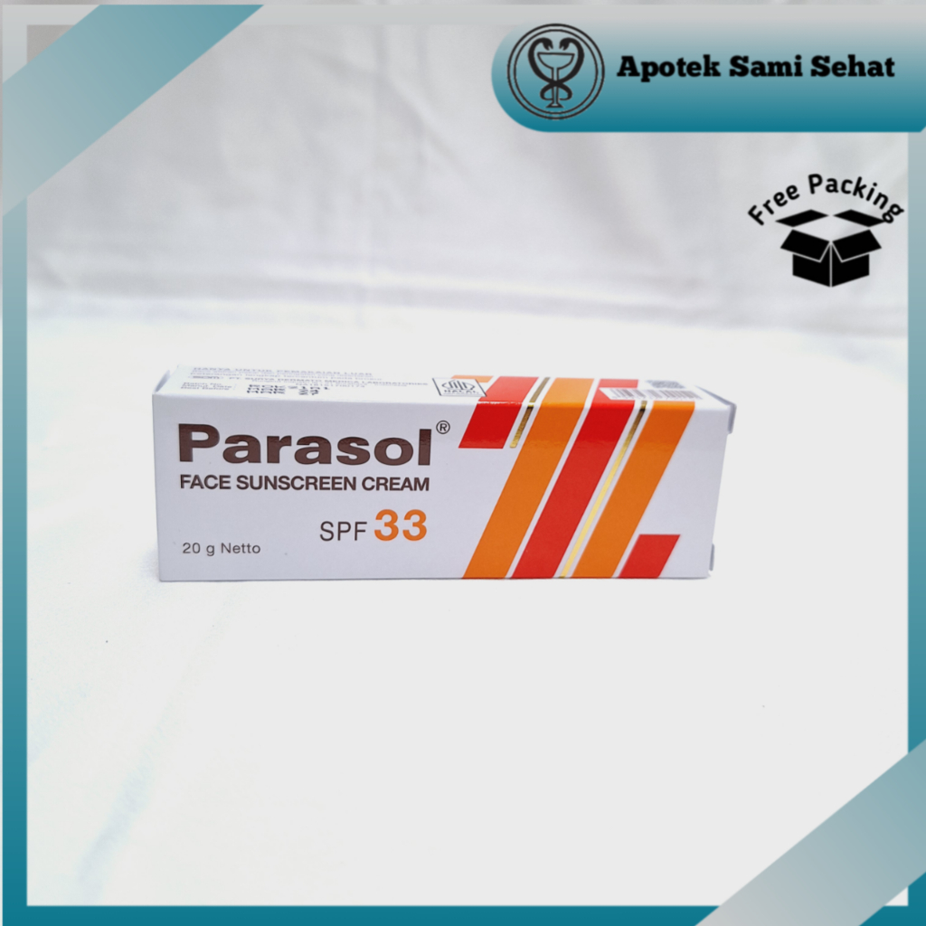 Jual 1 Tube Parasol Face Sunscreen Spf 33 Cream 20 gram | Shopee Indonesia