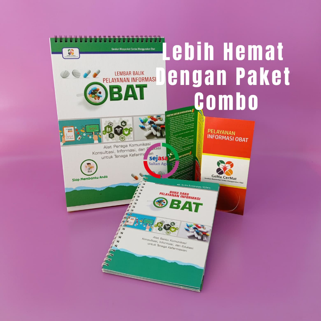 Jual Buku Farmasi | Pelayanan Informasi Obat | Buku Lembar Balik PIO | Buku Apotek | Leaflet PIO ...