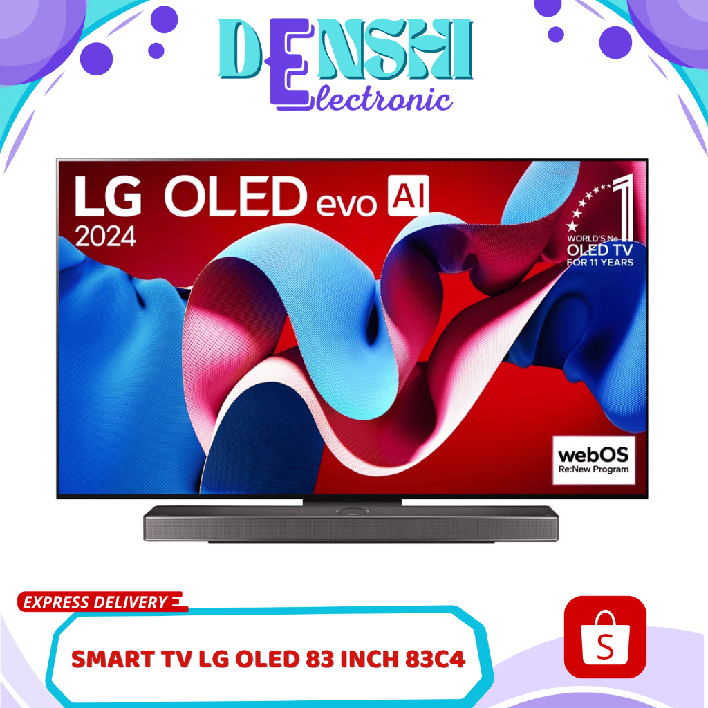 Jual LG OLED 83C4 83 INCH 4K UHD A9 GEN 7 | EVO AI 83C4PSA 83 INCI ...