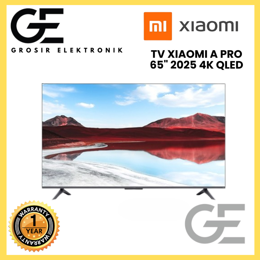 Jual (KHUSUS LUAR KOTA) Xiaomi Mi TV 65" Inch A Pro 2025 4K QLED Google TV Dolby Smart Android ...