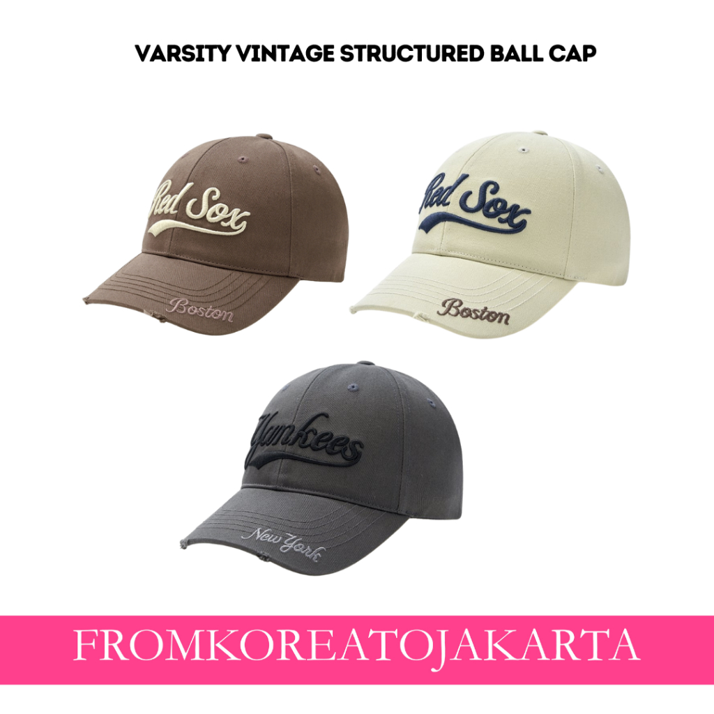 Jual M LB Varsity Vintage Structured Ball Cap | Shopee Indonesia
