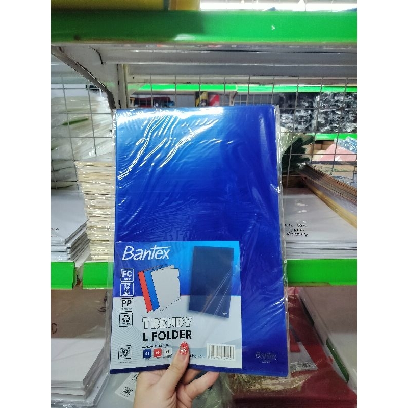 Jual Map L Bantex F4 Biru ( 1 pak isi 12 pc ) | Shopee Indonesia