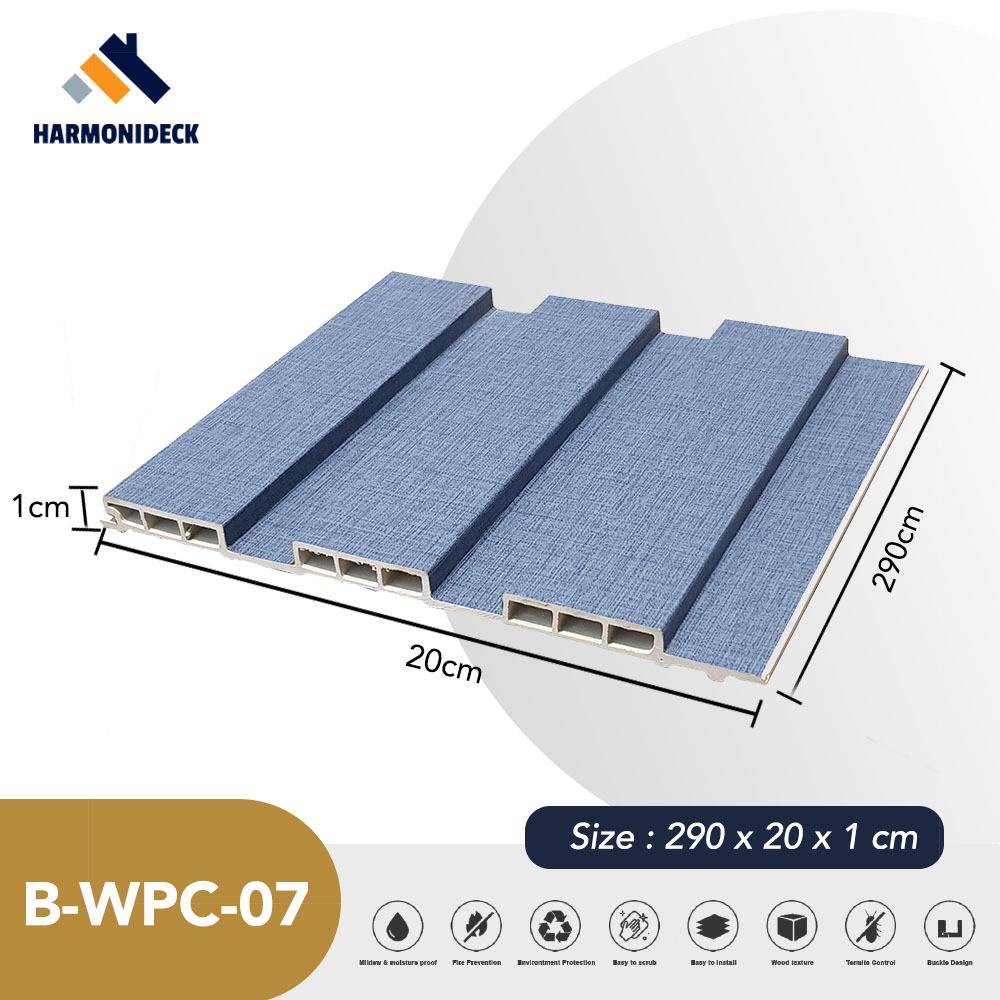 Jual WALL WPC WOOD PANEL WALLPANEL WPC PVC KAYU DINDING UKURAN 2.9 ...