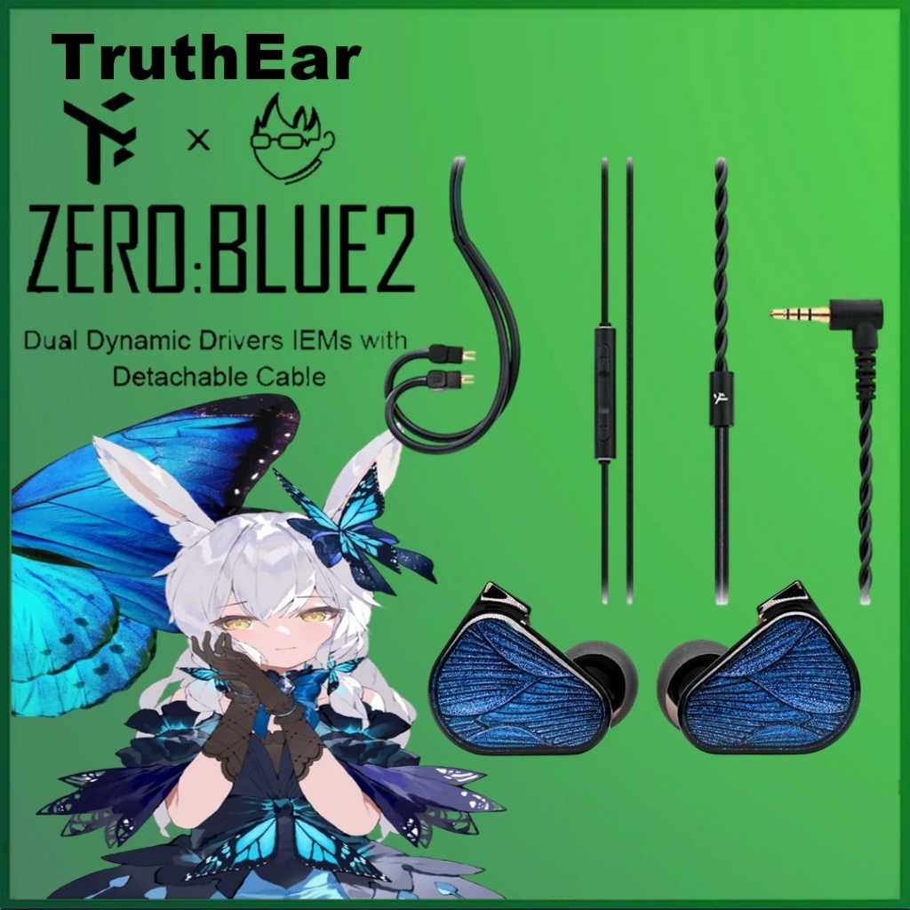 Jual Truthear x Crinacle Zero : Blue2 Blue 2 Dual Dynamic Drivers In ...