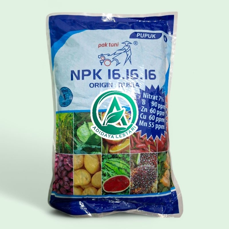 Jual Saprotan NPK Pak Tani 16-16-16 1kg-Pupuk Majemuk | Shopee Indonesia