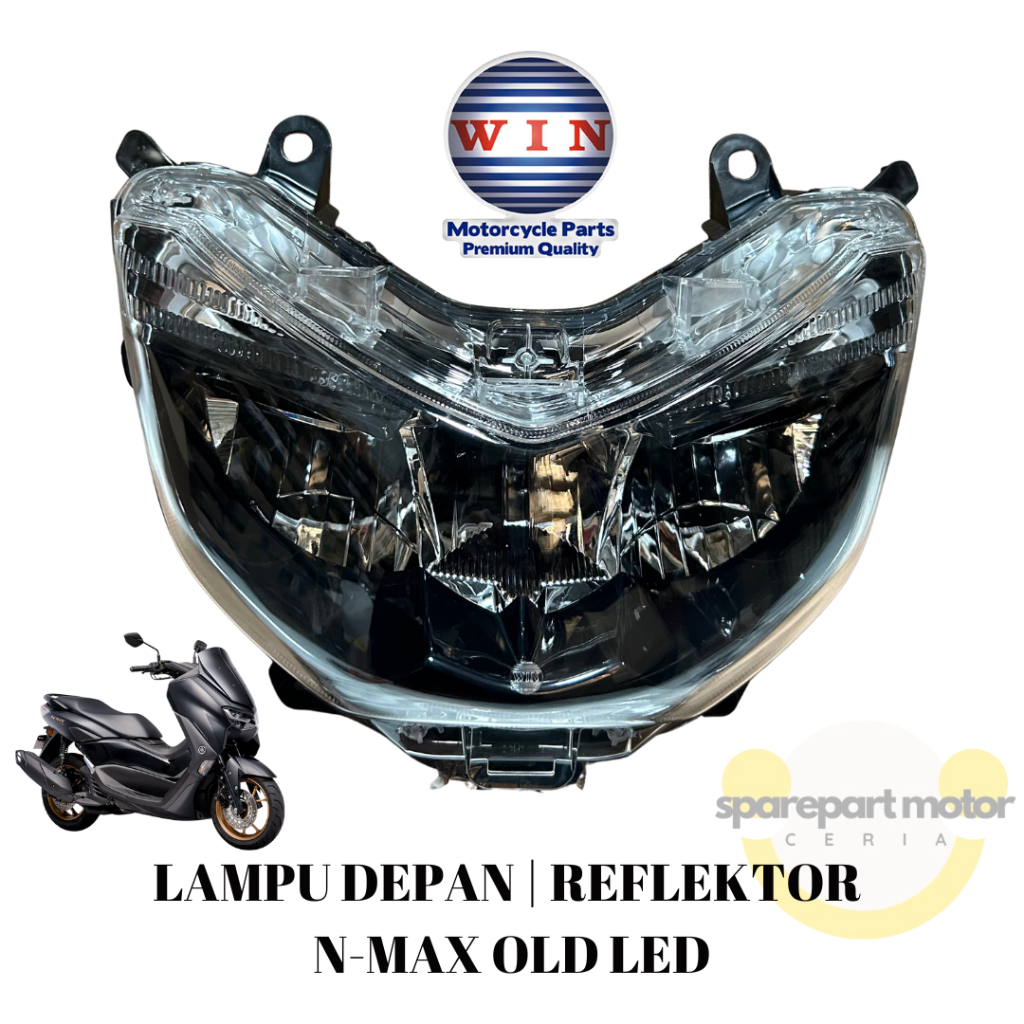Jual SPAREPART MOTOR | REFLEKTOR LAMPU DEPAN YAMAHA NMAX OLD LED MERK ...