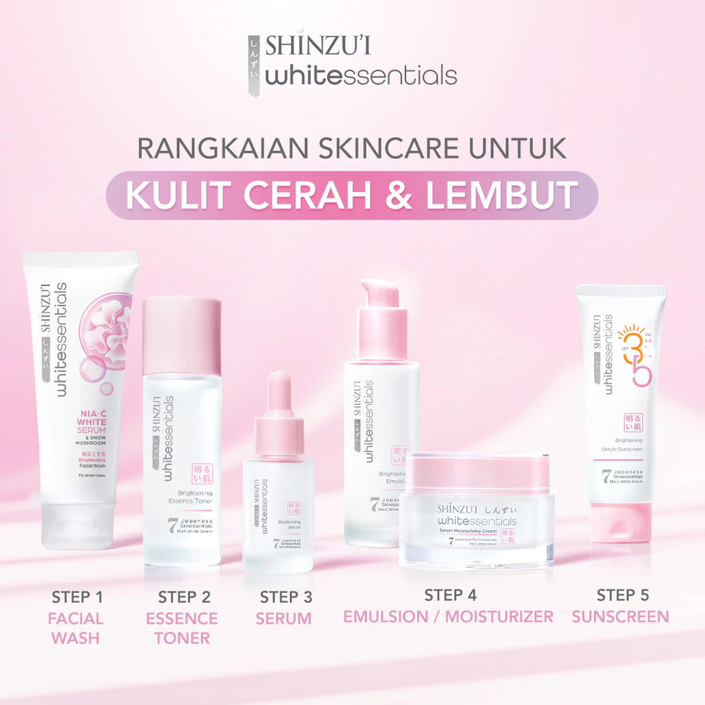 Jual Shinzui Whitessentials Brightening Skincare Series | Shopee Indonesia